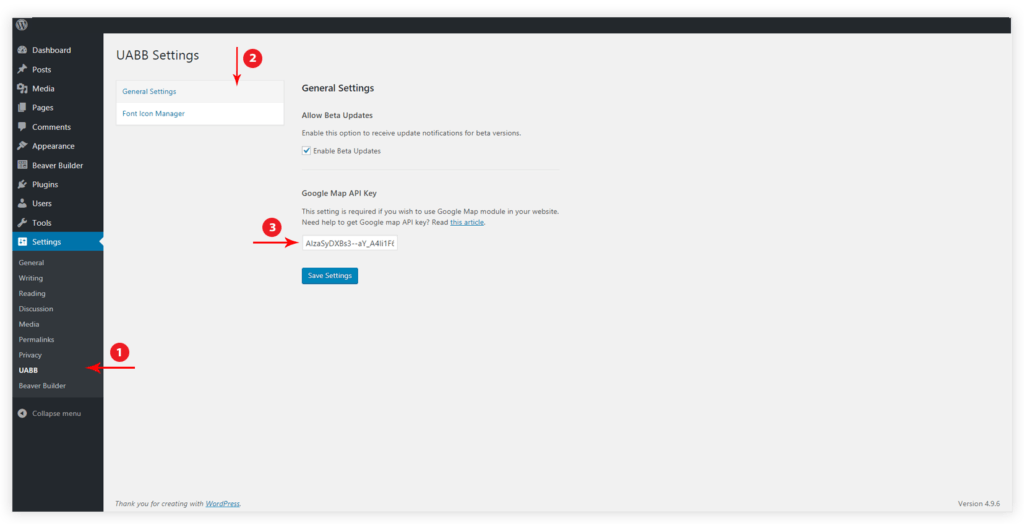 How to create Google API key in Google Maps module - Ultimate Addons ...