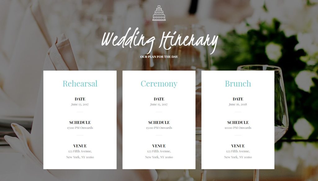 A Beautiful Wedding Page Template to leave your Guests Mesmerized ...