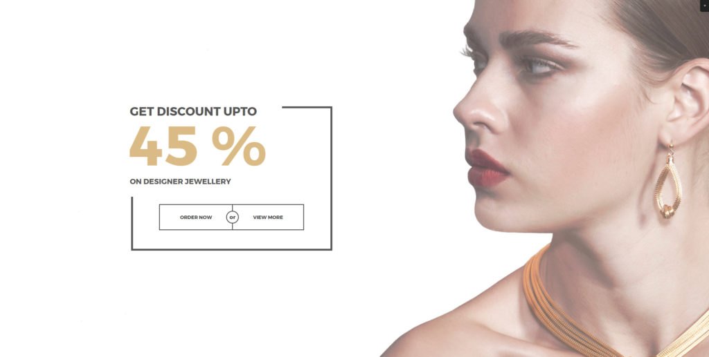 A Trendy Page Template for an Online Jewelry Store - Ultimate Addons ...