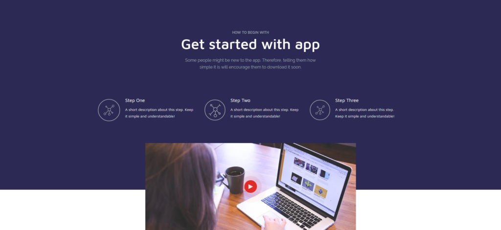 A Promotional Page Template Encourage Mobile App Downloads - Ultimate ...