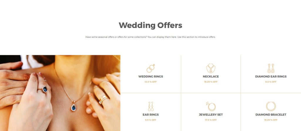 A Trendy Page Template for an Online Jewelry Store – Ultimate Addons ...