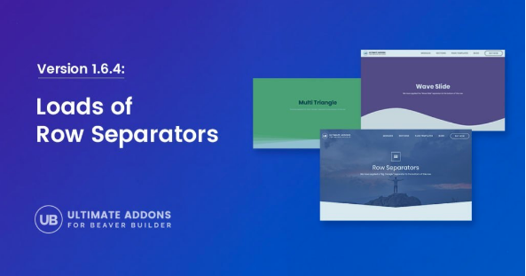 Row Separator Module for Beaver Builder – Ultimate Addons for Beaver Builder