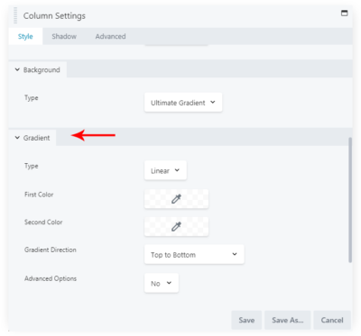 How to use Column Background Gradient? – Ultimate Addons for Beaver Builder