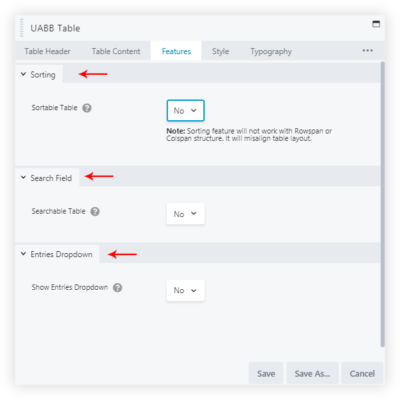 How to add Sortable and Searchable Table? How to Show Entries Dropdown ...