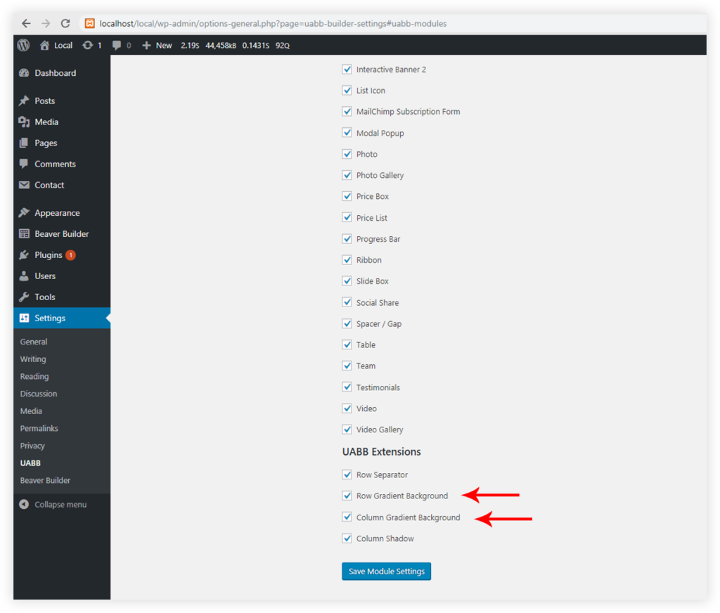 Row / Column Gradient Background - Ultimate Addons for Beaver Builder Row / Column Gradient Background - Ultimate Addons for Beaver Builder