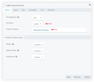 UABB Advanced Posts Custom Posts Layout shortcodes and usage? – Ultimate Addons for Beaver Builder