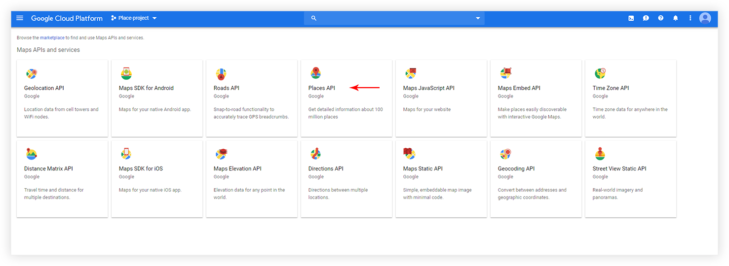 How to get Google Places API key? – Ultimate Addons for Beaver Builder