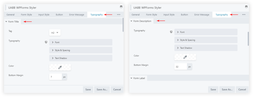 WPForms Styler Module – Ultimate Addons for Beaver Builder