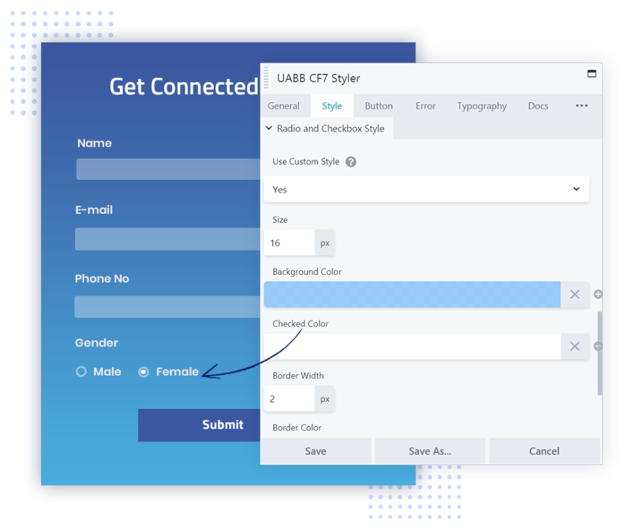 Contact Form7 Styler Ultimate Addons For Beaver Builder