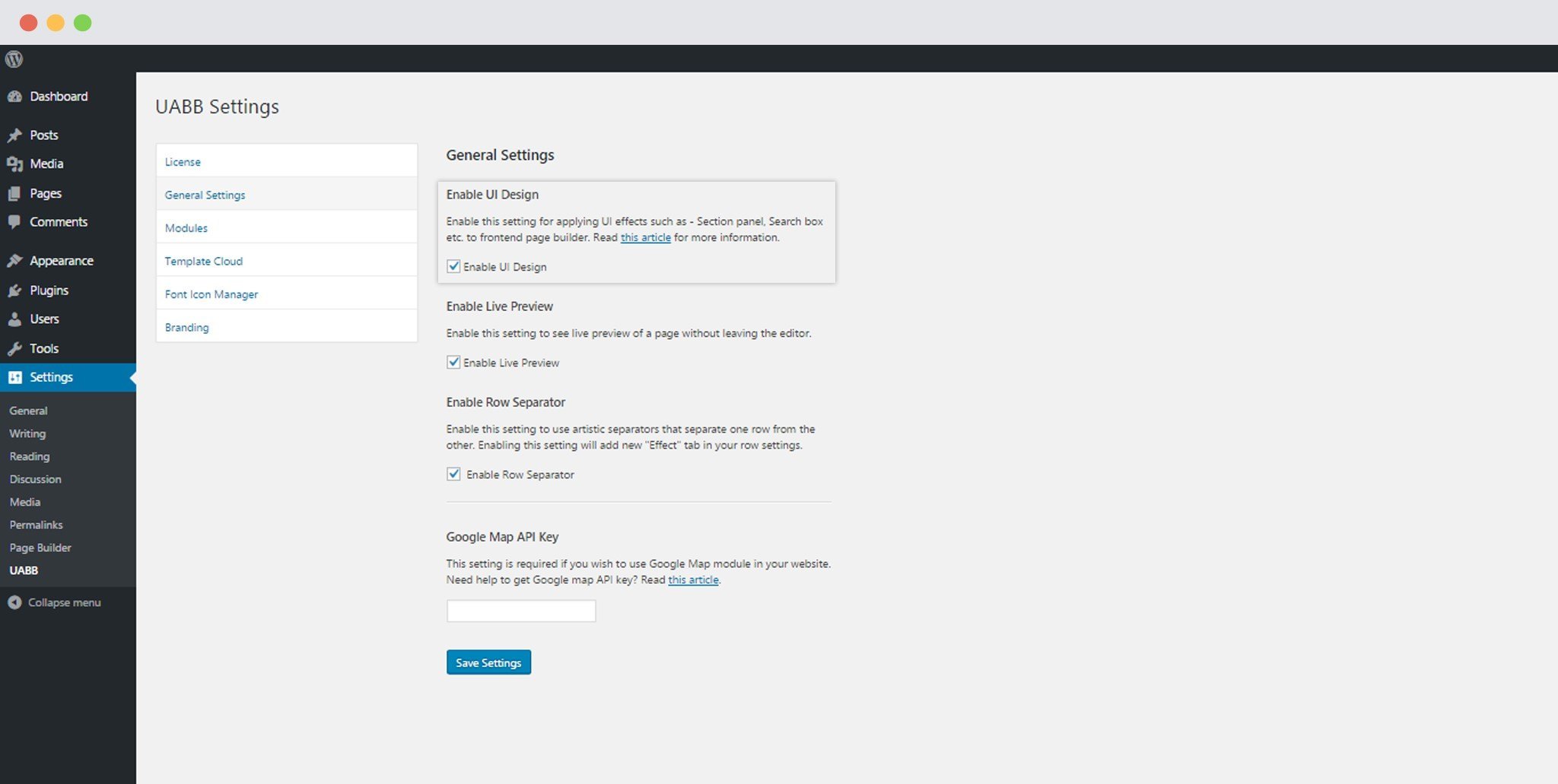Enable Disable Enable Disable
